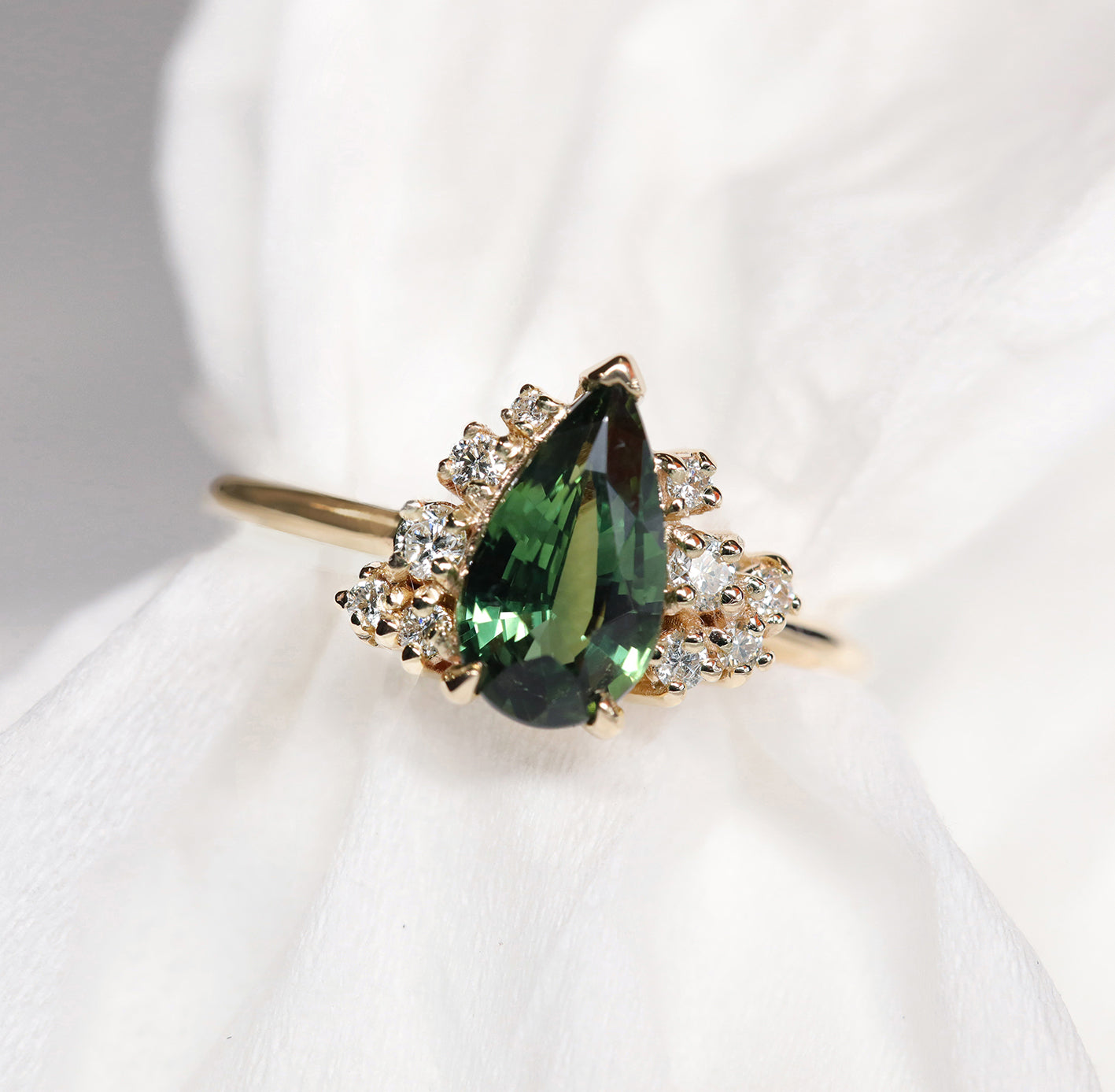 Pear Sapphire Ring - 1.49ct | One Of A Kind – HLSK