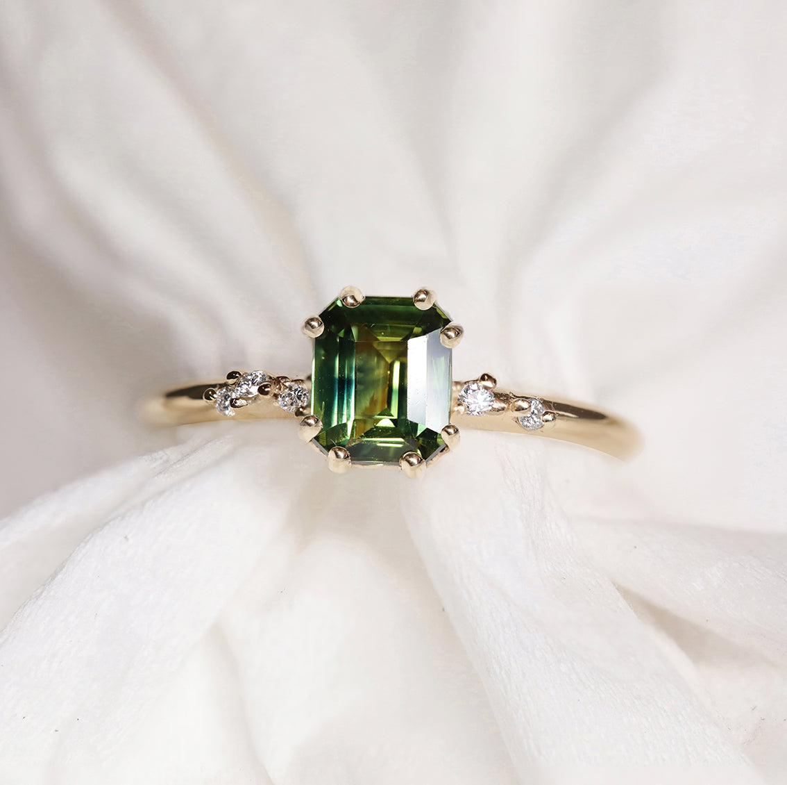 Hidden Halo Sapphire Ring - 1.38ct | One Of A Kind – HLSK