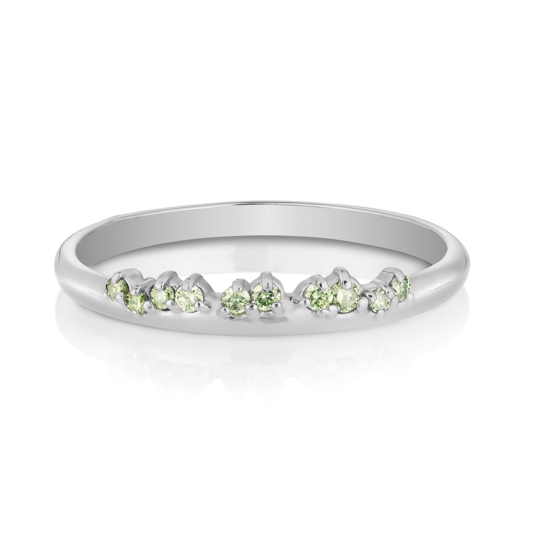 Amara Ring | green diamonds – HLSK