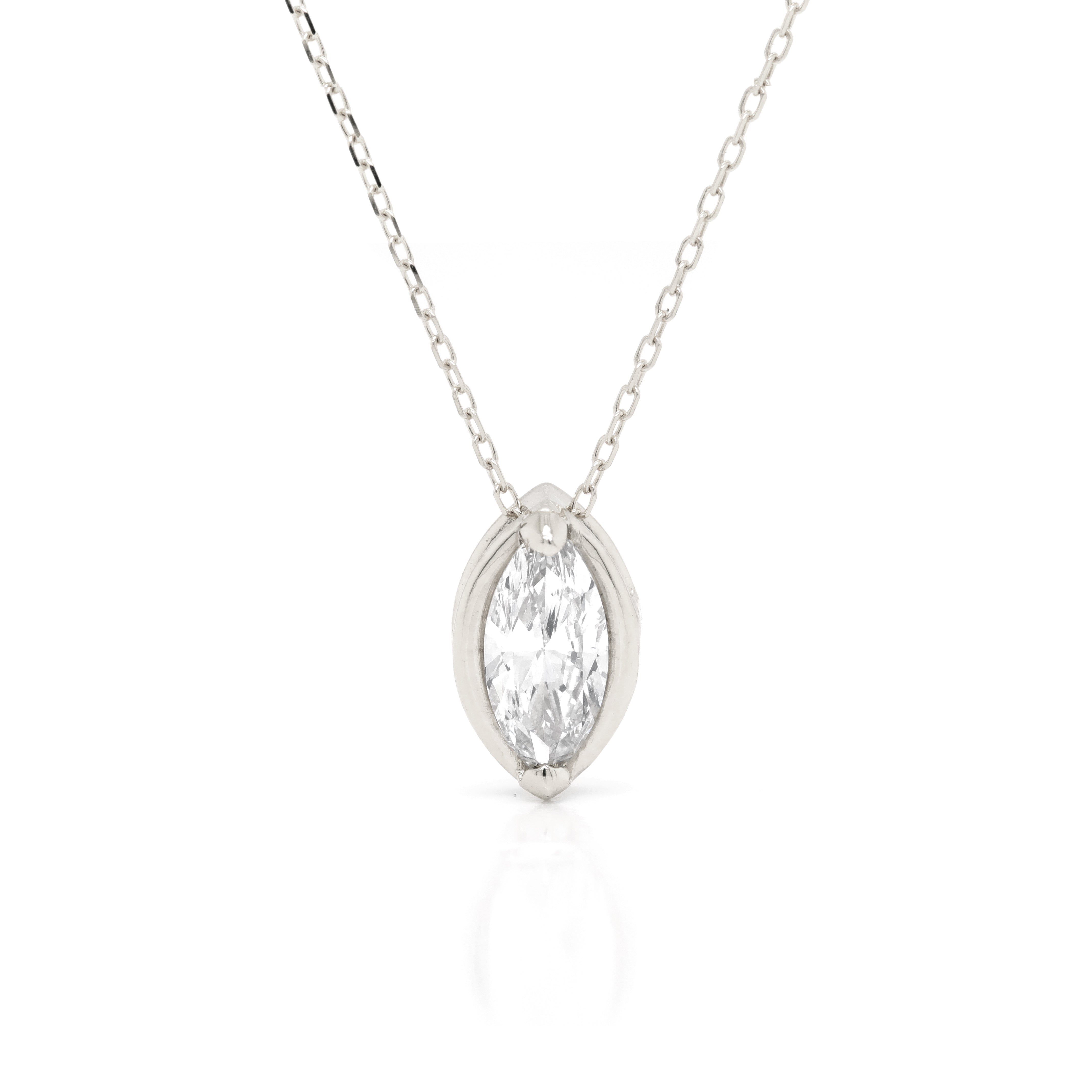 Marquise Slider Necklace | Large Diamond – HLSK