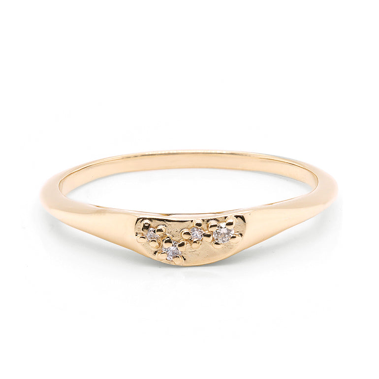 Crescent Signet II | Diamond – HLSK