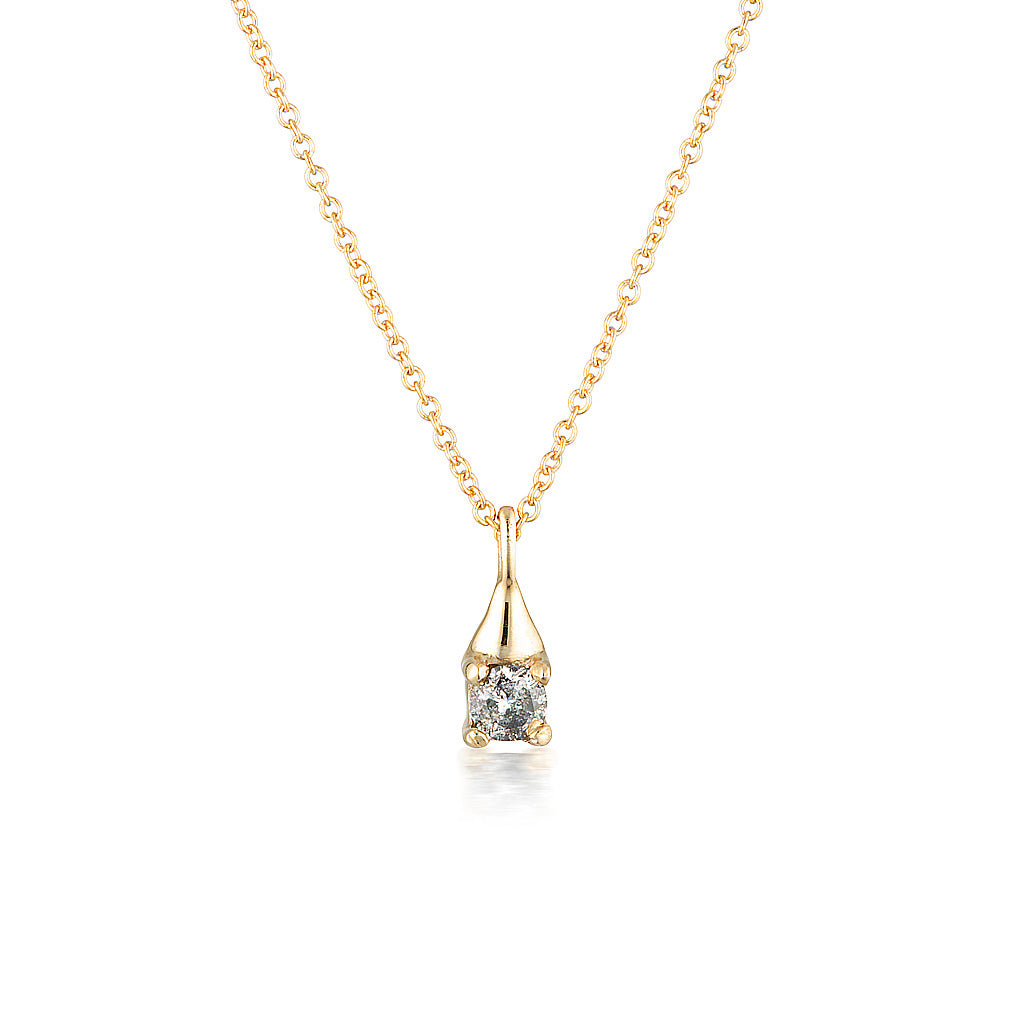 Charlotte necklace II | Salt & Pepper diamond – HLSK