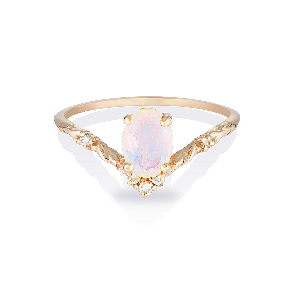 Mira II | moonstone & diamonds – HLSK